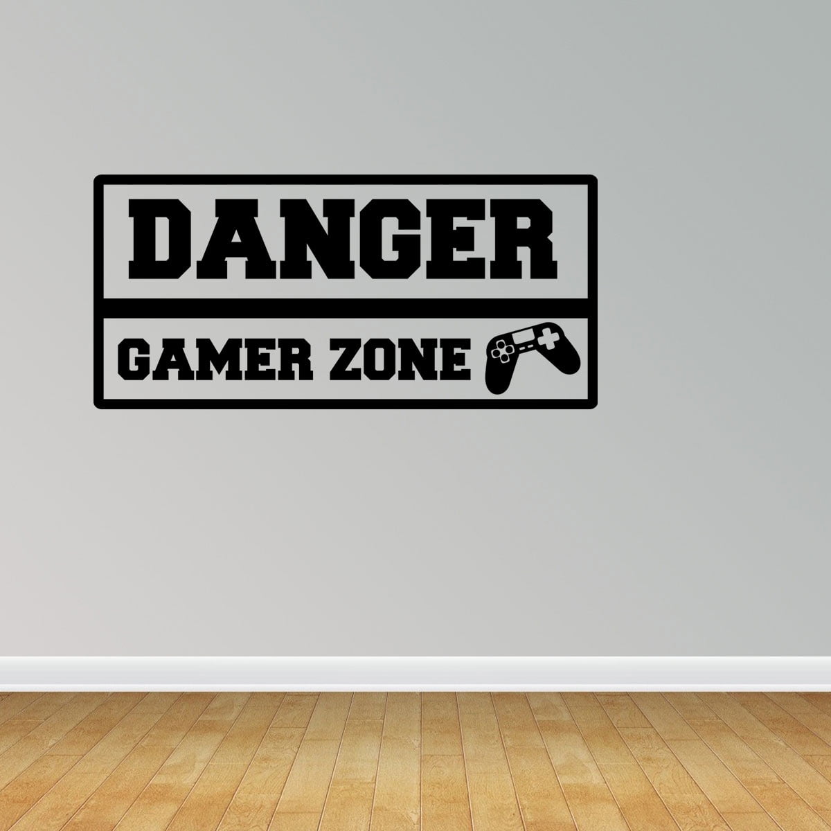 Danger Gamer Zone Vinyl Wall Decals Vinyl Decals Video Game Decal Kids ...