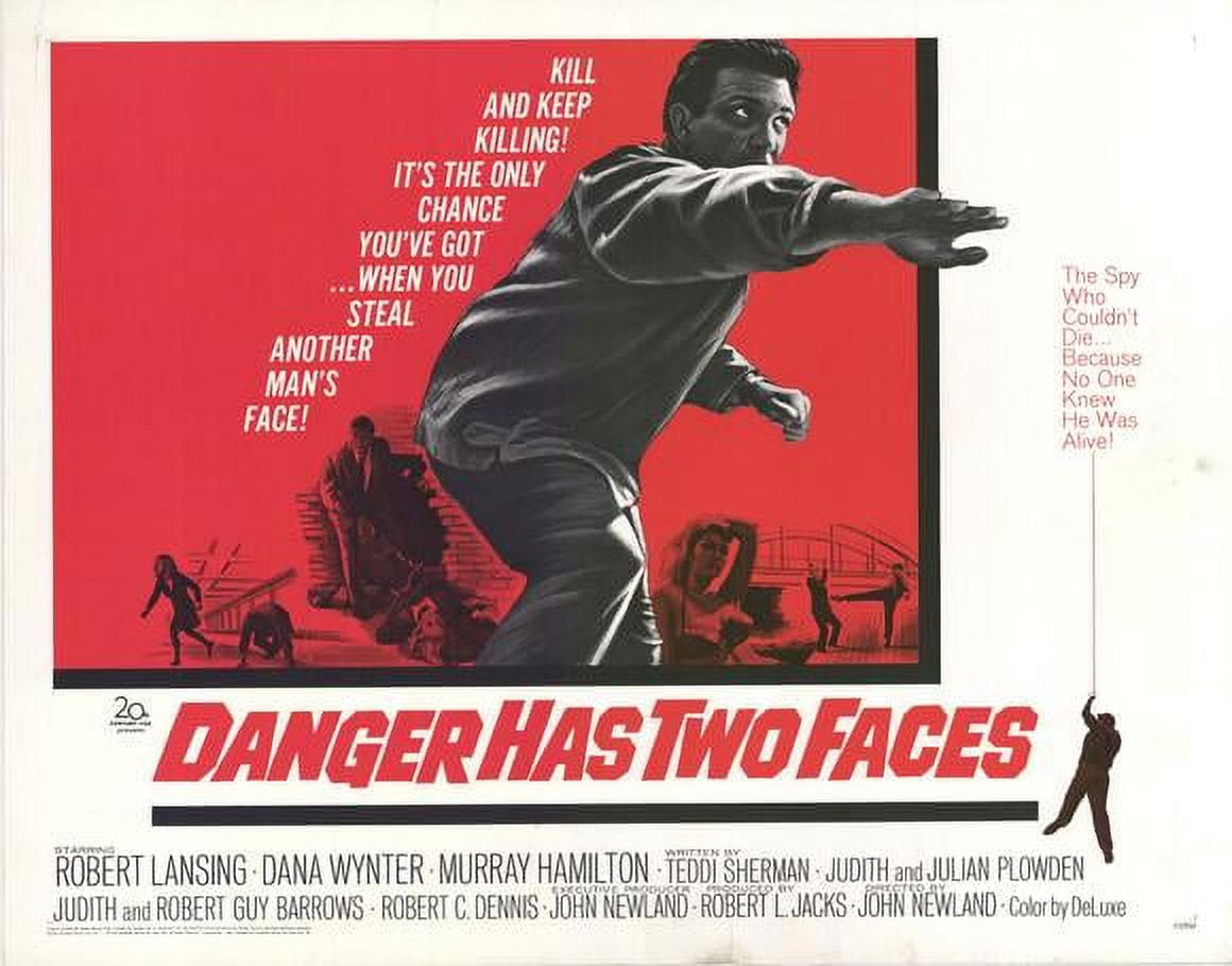 Danger Has Two Faces - movie POSTER (Style A) (11" x 14") (1967 ...