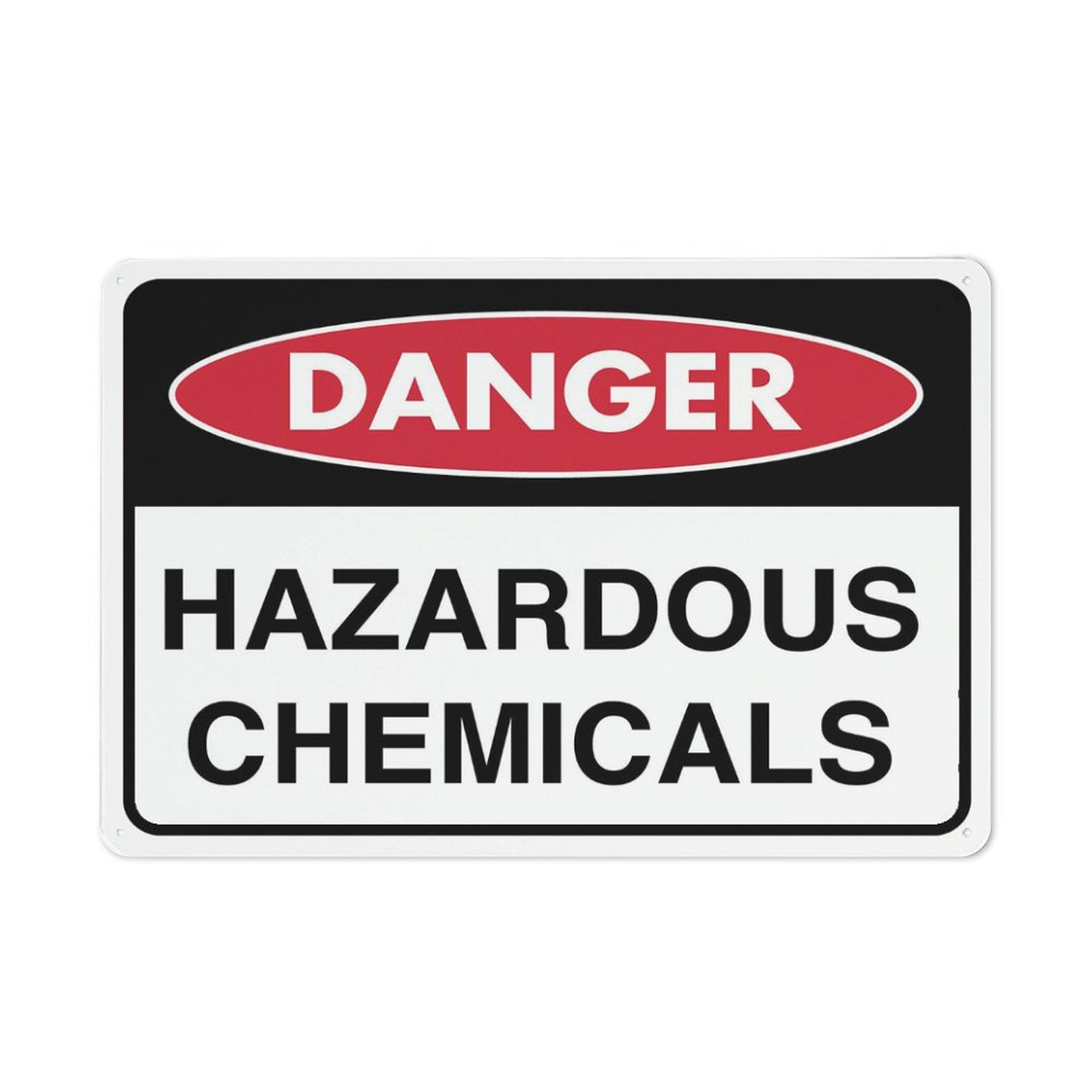 Danger Hazardous Chemicals Sign 8X12 Inch Rust Free Aluminum Easy To ...