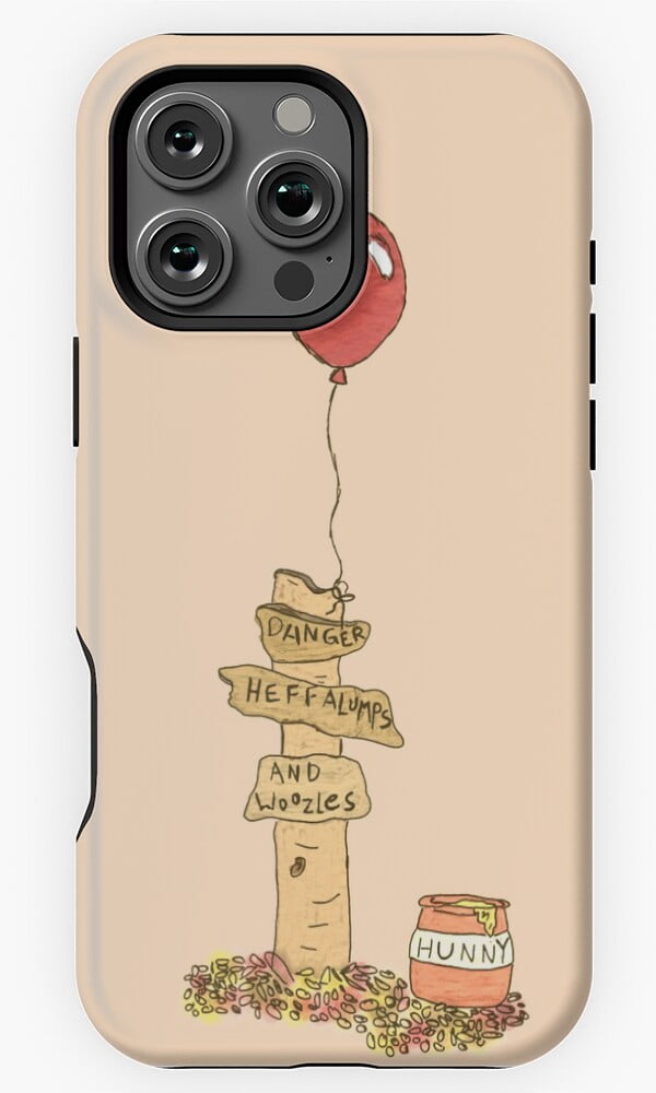 Danger Heffalumps and Woozles Art Phone Case for iPhone 16 15 14 13 12 11 Pro Max - Walmart.com