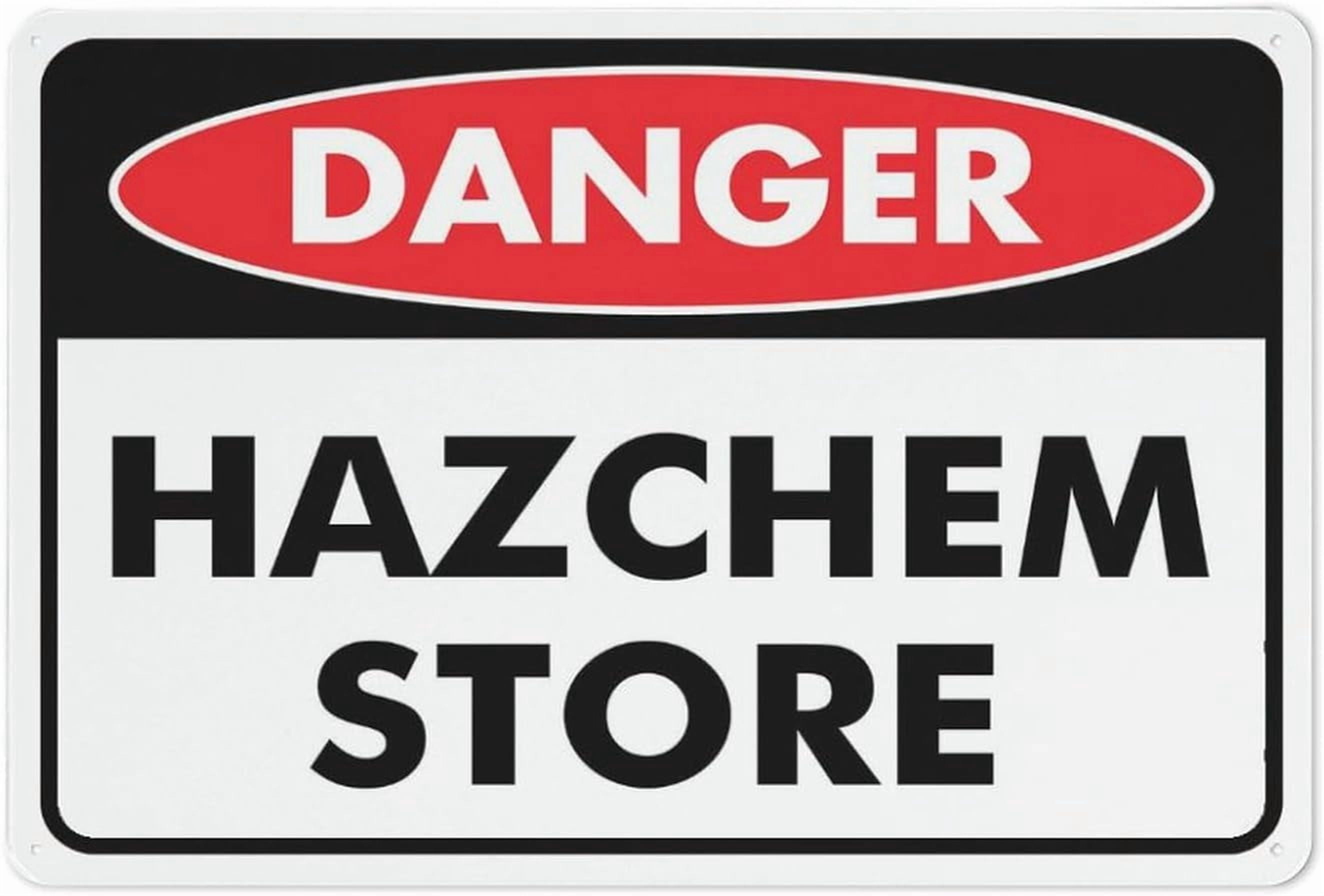 Danger High Pressure Testing In Progress Sign 12X8 Inches Metal ...