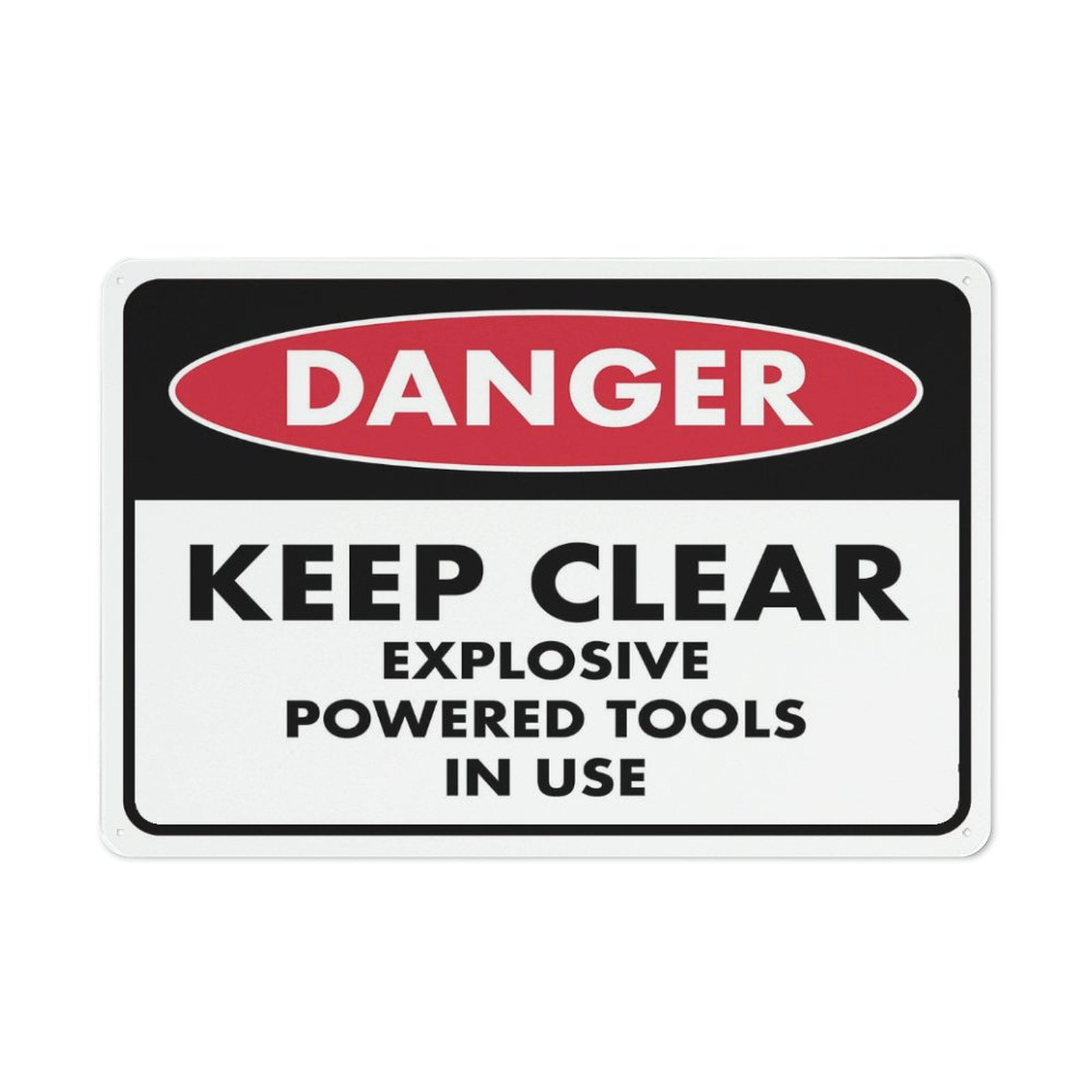 Danger Keep Clear Tools Sign Outdoor Metal Sign - 12 X 8 Metal Signs ...