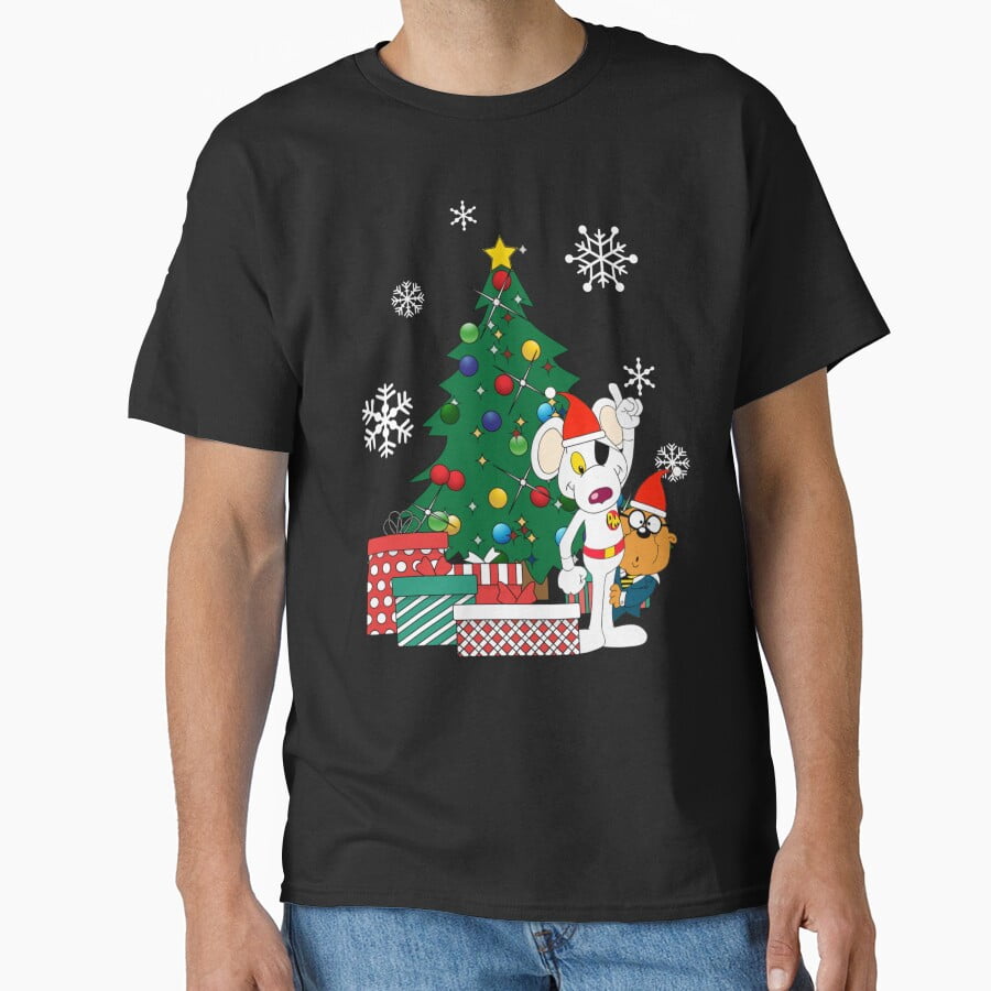 Danger Mouse and Penfold around the Christmas tree festive artwork ...