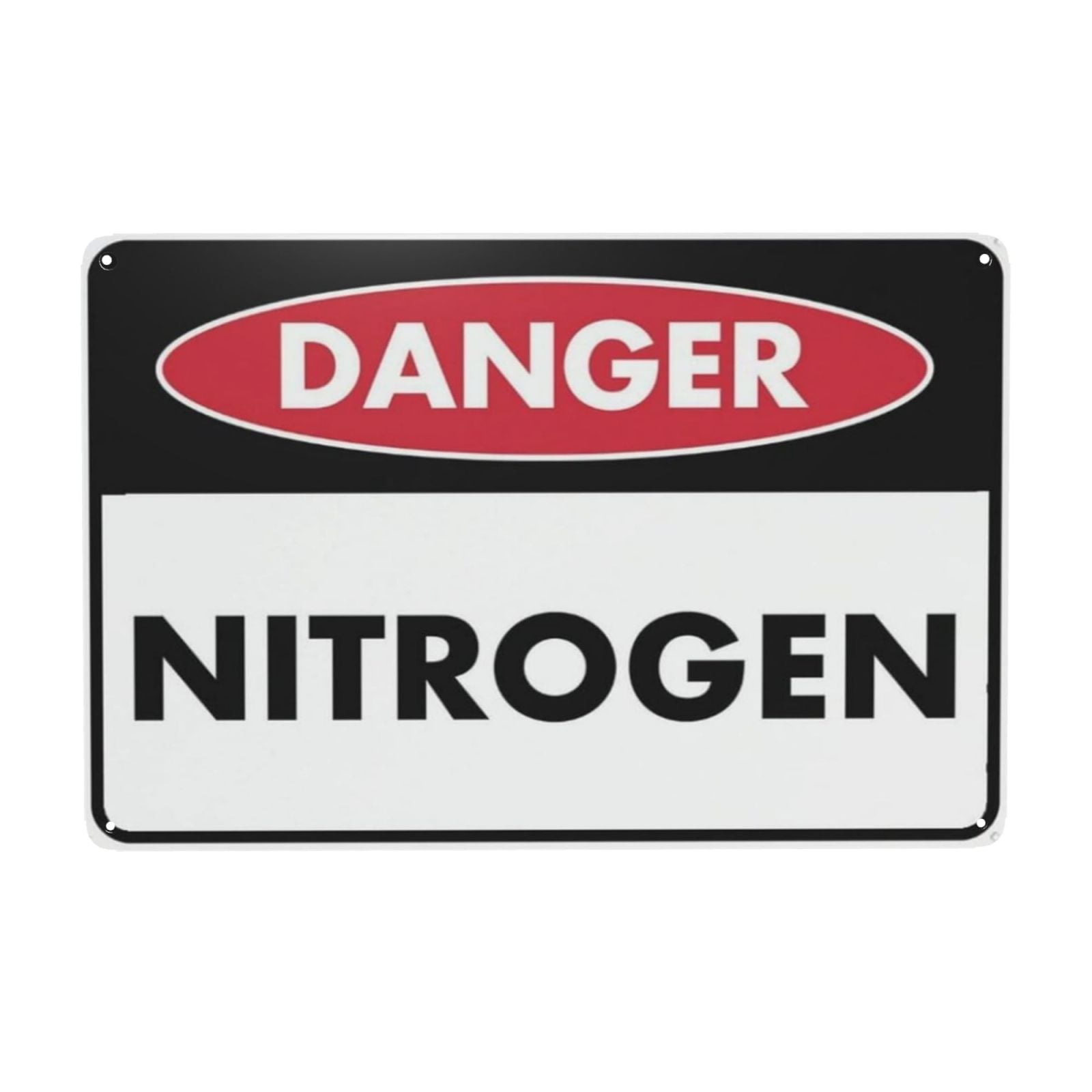 Danger Nitrogen Sign Tin Sign Warning Metal Sign Vintage Sign Wall ...