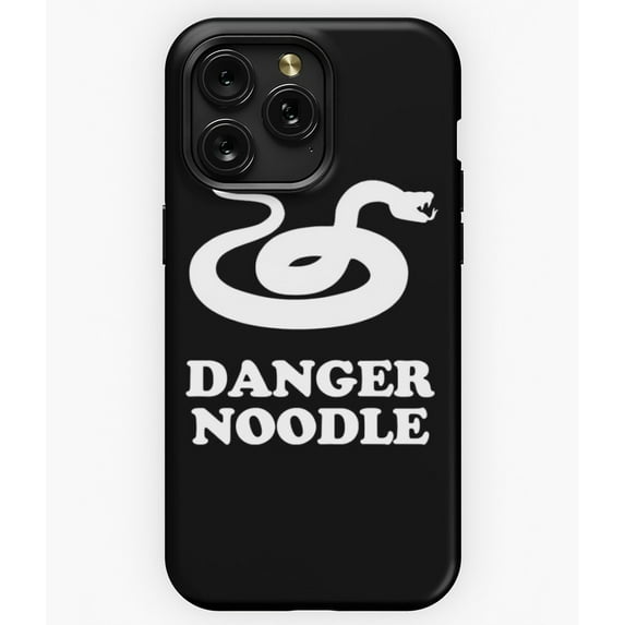 Danger Noodle Funny Snake Pet Nickname Snek A7650 Phone Case for iPhone 11 to 17 Pro Max ...