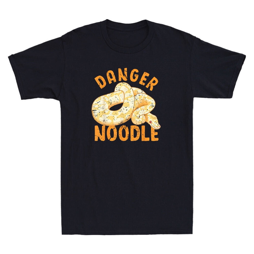Danger Noodle Snake Funny Snakes Meme Snek Ball Python Vintage Men's T ...
