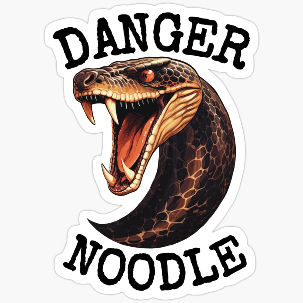 Danger Noodle Snake Owner Stickerphone Decal Water Bottle Stickers ...