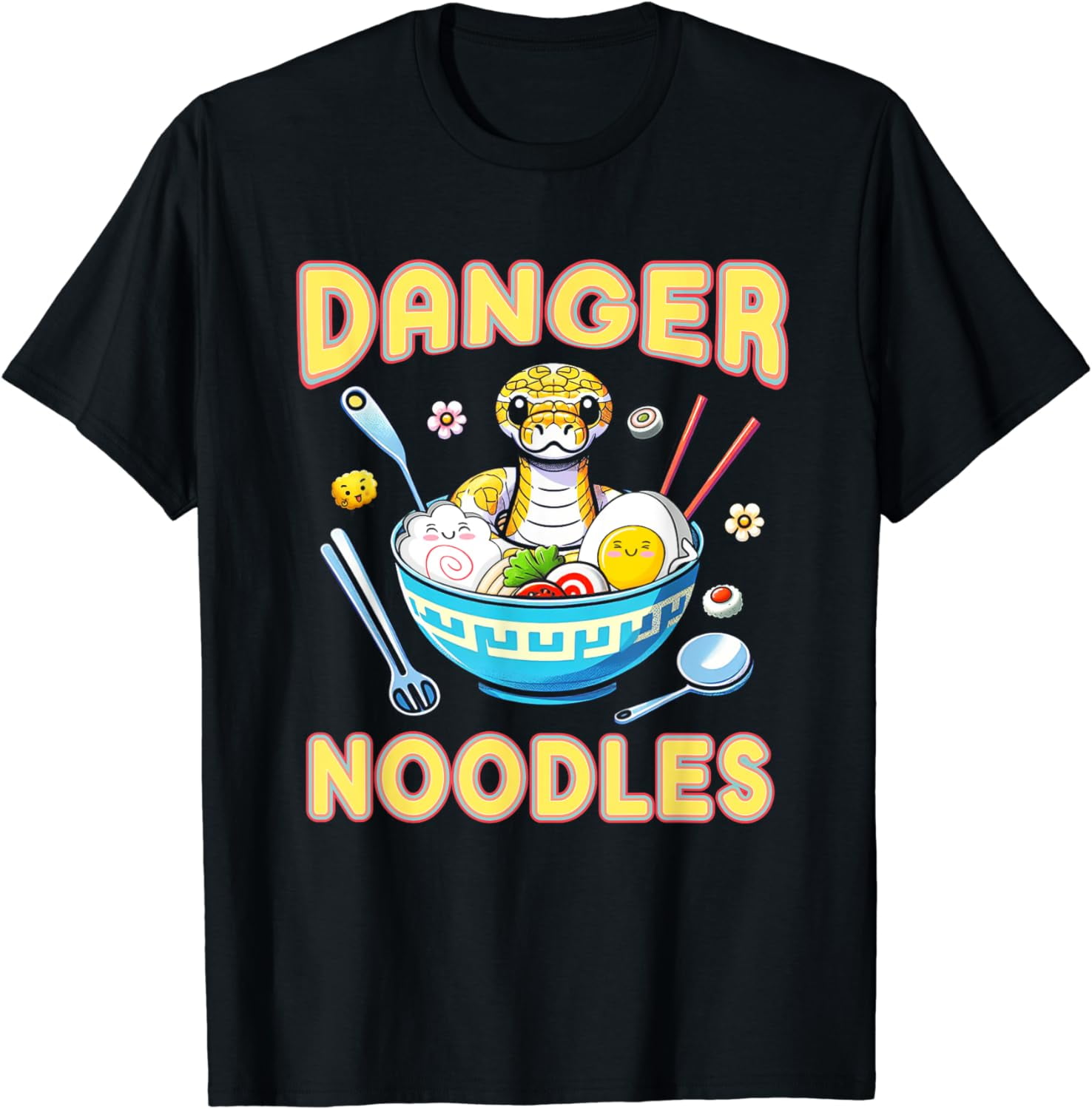 Danger Noodles Snake Owner Ball Python Reptile Snakes T-Shirt - Walmart.com