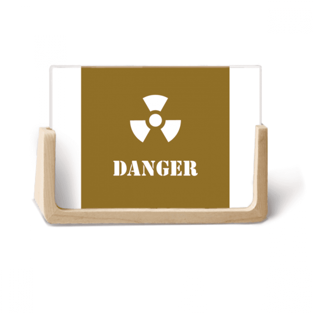 Danger Nuclear Body Lucky Photo Wooden Photo Frame Tabletop Display ...