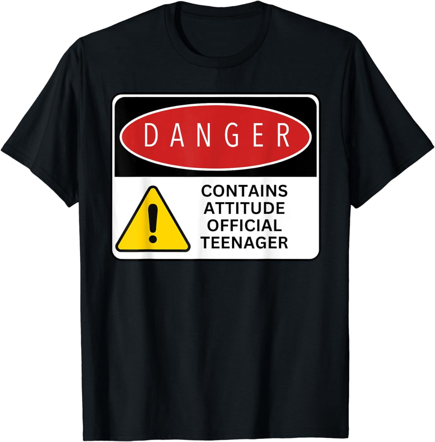 Danger Official Teenager, Attitude, 13th Birthday T-Shirt - Walmart.com