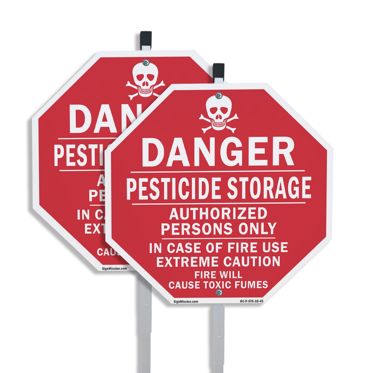 Danger Pesticide Storage Authorized Persons Only in Case of Fire Use ...