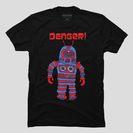 Danger Restricted Area Funny Warning Sign T-shirt M2983022, Up to Size ...