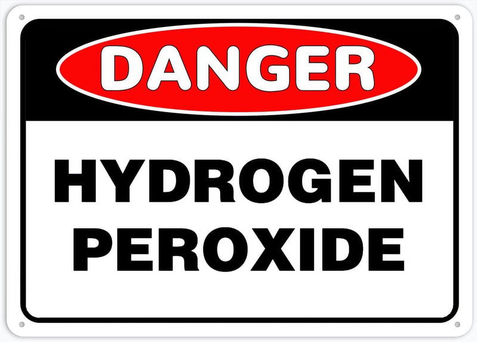 Danger Safety Sign Hydrogen Peroxide Sign Home Kitchen Farm Garden ...