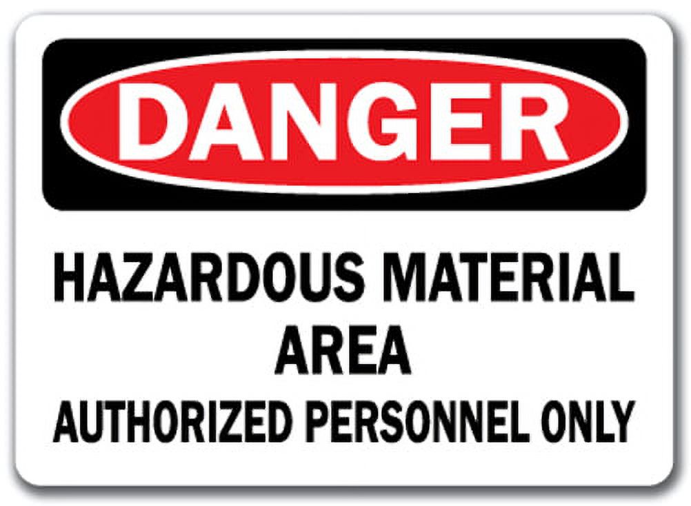 Danger Hazardous Area Authorized Personnel Only Sign, OSHA Danger Sign ... Danger Hazardous Area Authorized Personnel Only Sign, OSHA Danger Sign ...