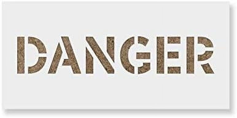 Danger Sign Stencil - Accurate Industrial Floor Markings with ...