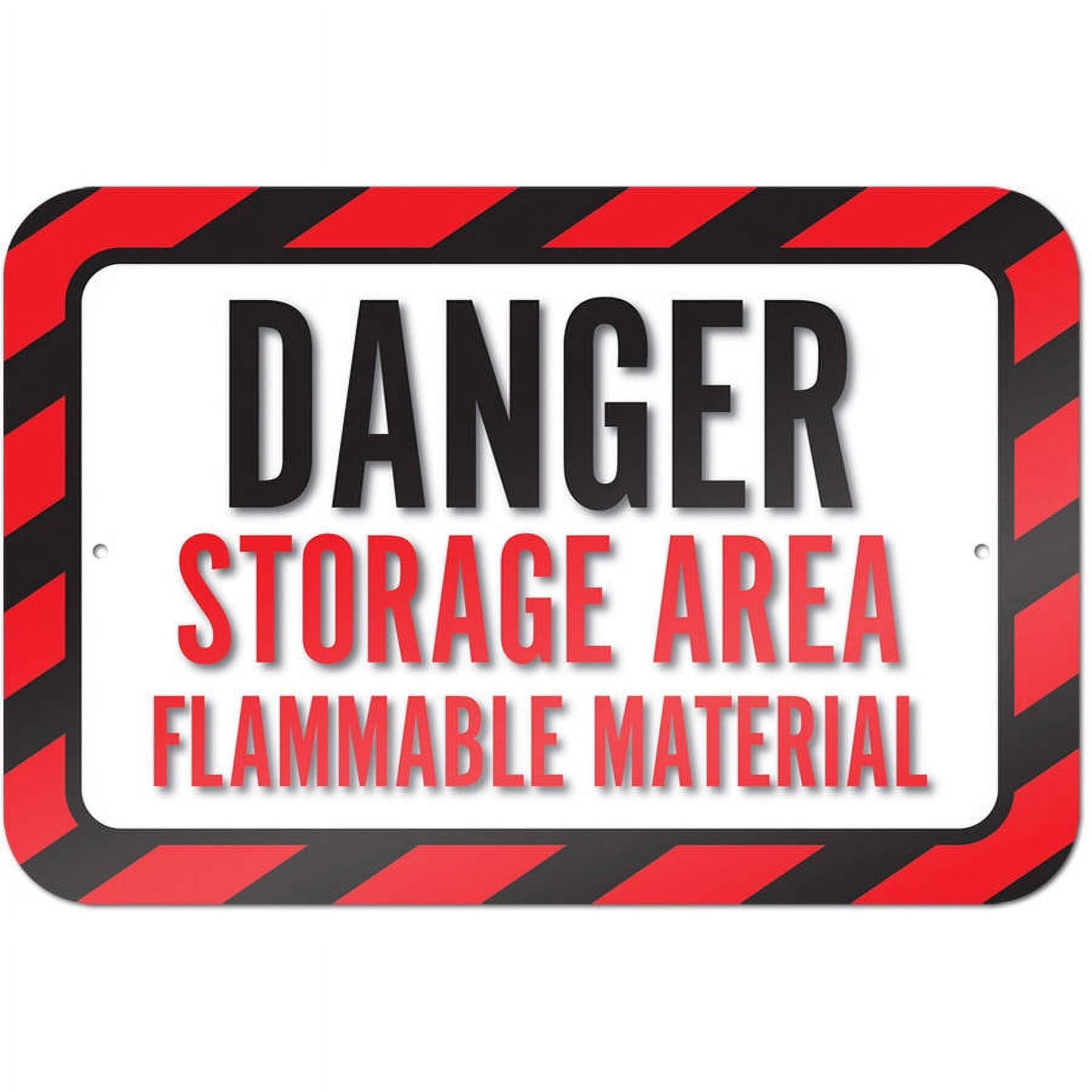 Danger Storage Area Flammable Material Sign - Walmart.com