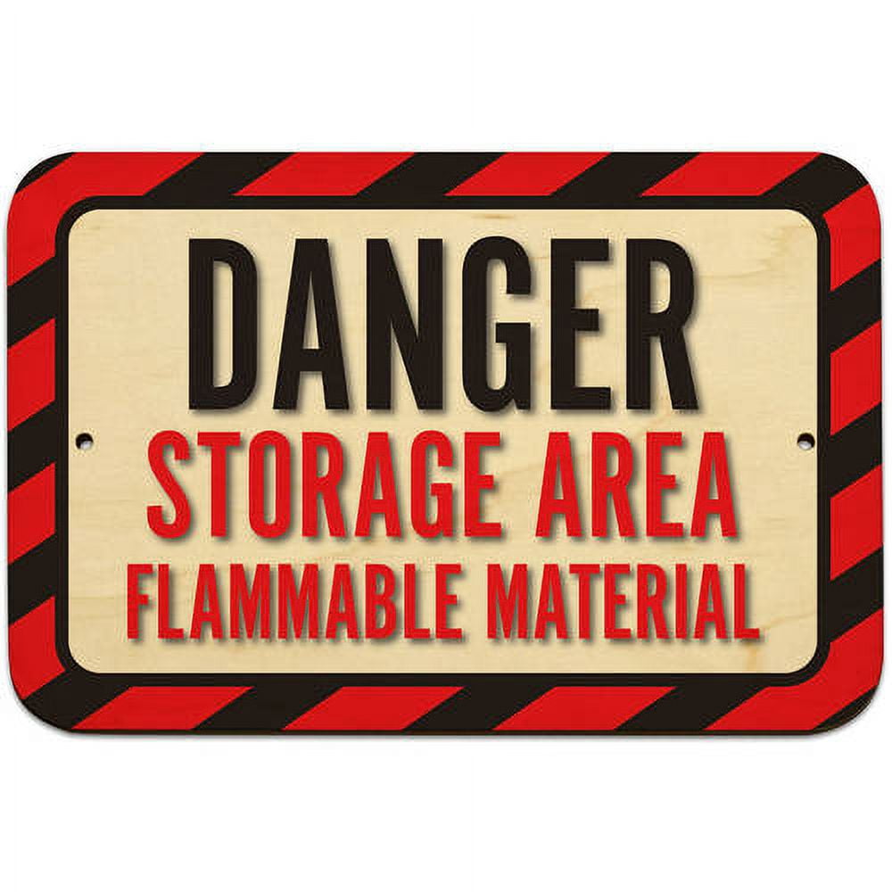 Danger Storage Area Flammable Material Sign - Walmart.com