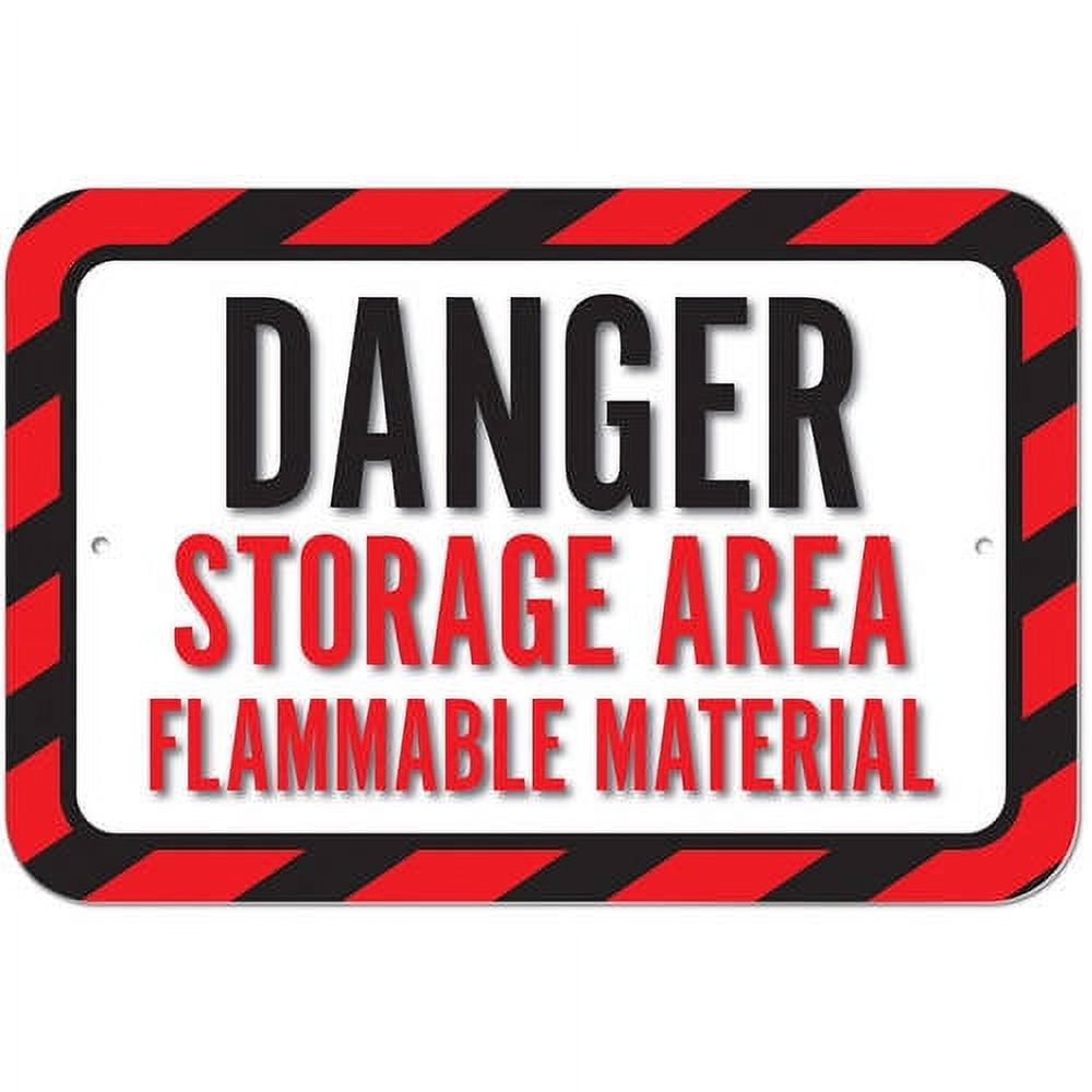 Danger Storage Area Flammable Material Sign - Walmart.com