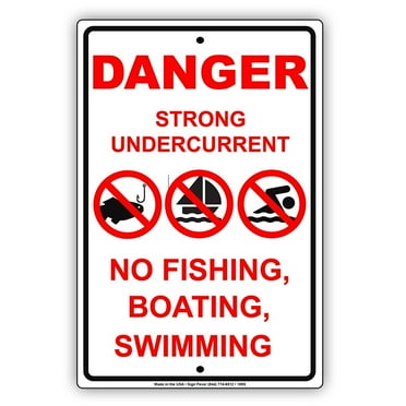 Warning Beware of Swimmer Sign - Walmart.com