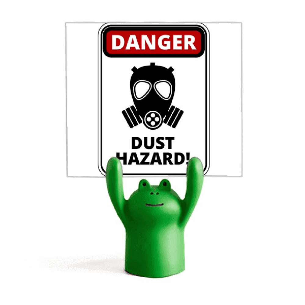 Danger Symbol Dust Hazard Warning Signs Memo Holder Cartoon Animal Frog ...
