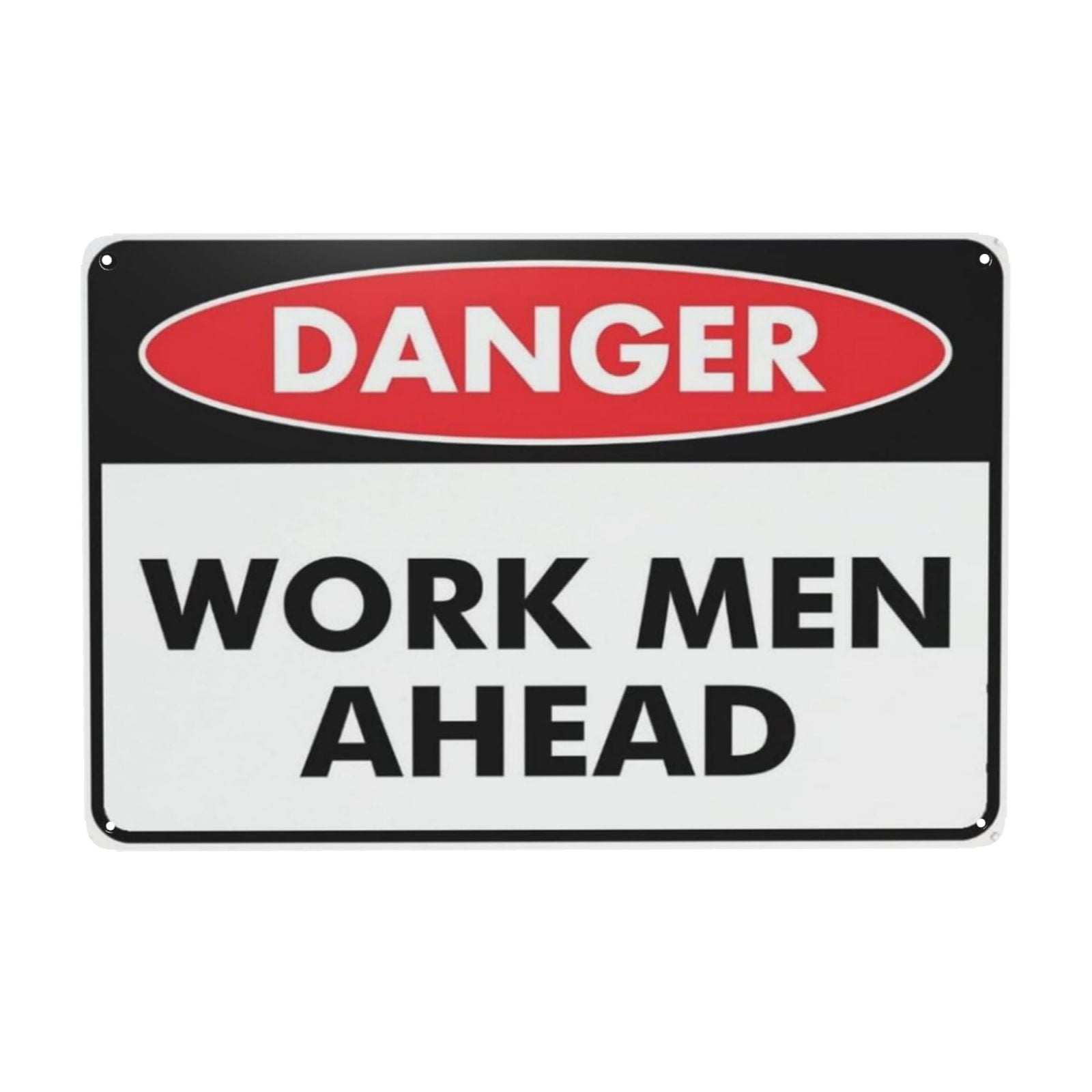 Danger Work Men Ahead Sign Metal Signs Metal Signs For Business ...