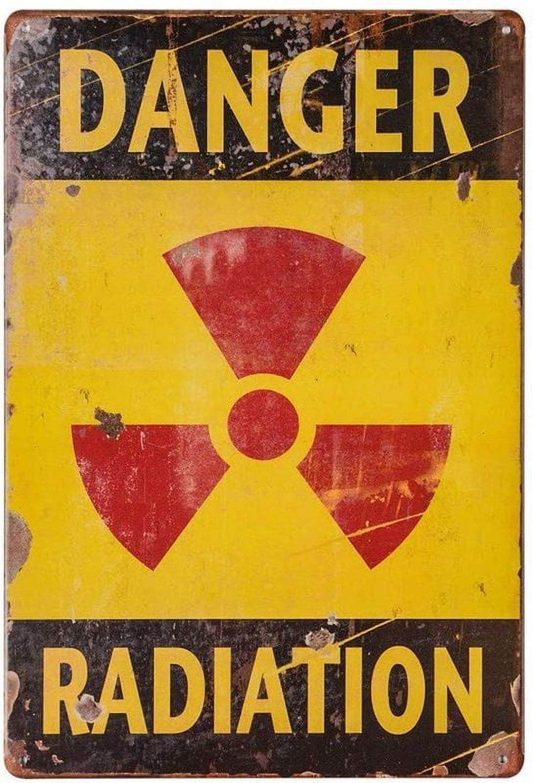 Danger - signs for wall decoration, military posters, retro, metal ...