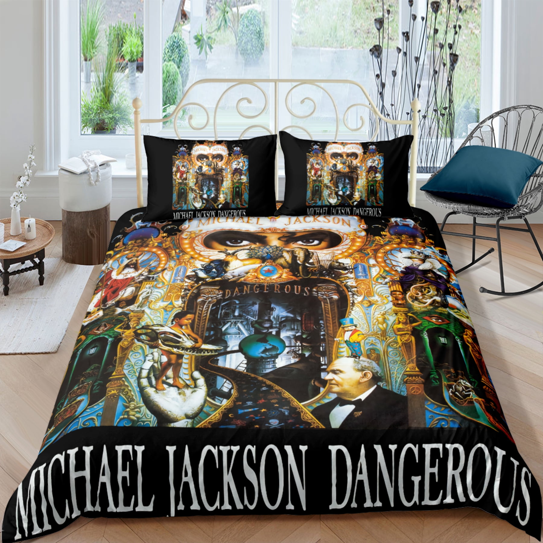 Dangerous Artwork Bedding Set Duvet Cover & Pillowcases Bold ...