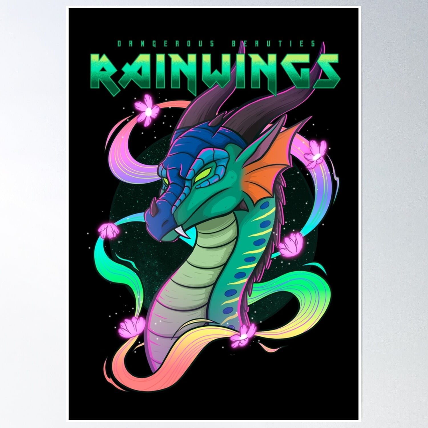 Dangerous Beauties Poster Wall Art, Modern Wall Decor, 12x18 UNFRAMED ...