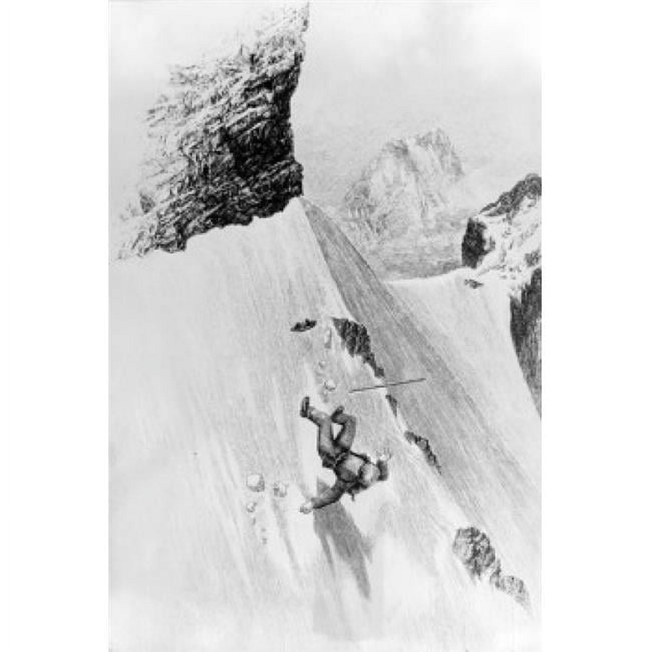 Dangerous Fall of a Edward Whymper Matterhorn Switzerland by Unknown ...