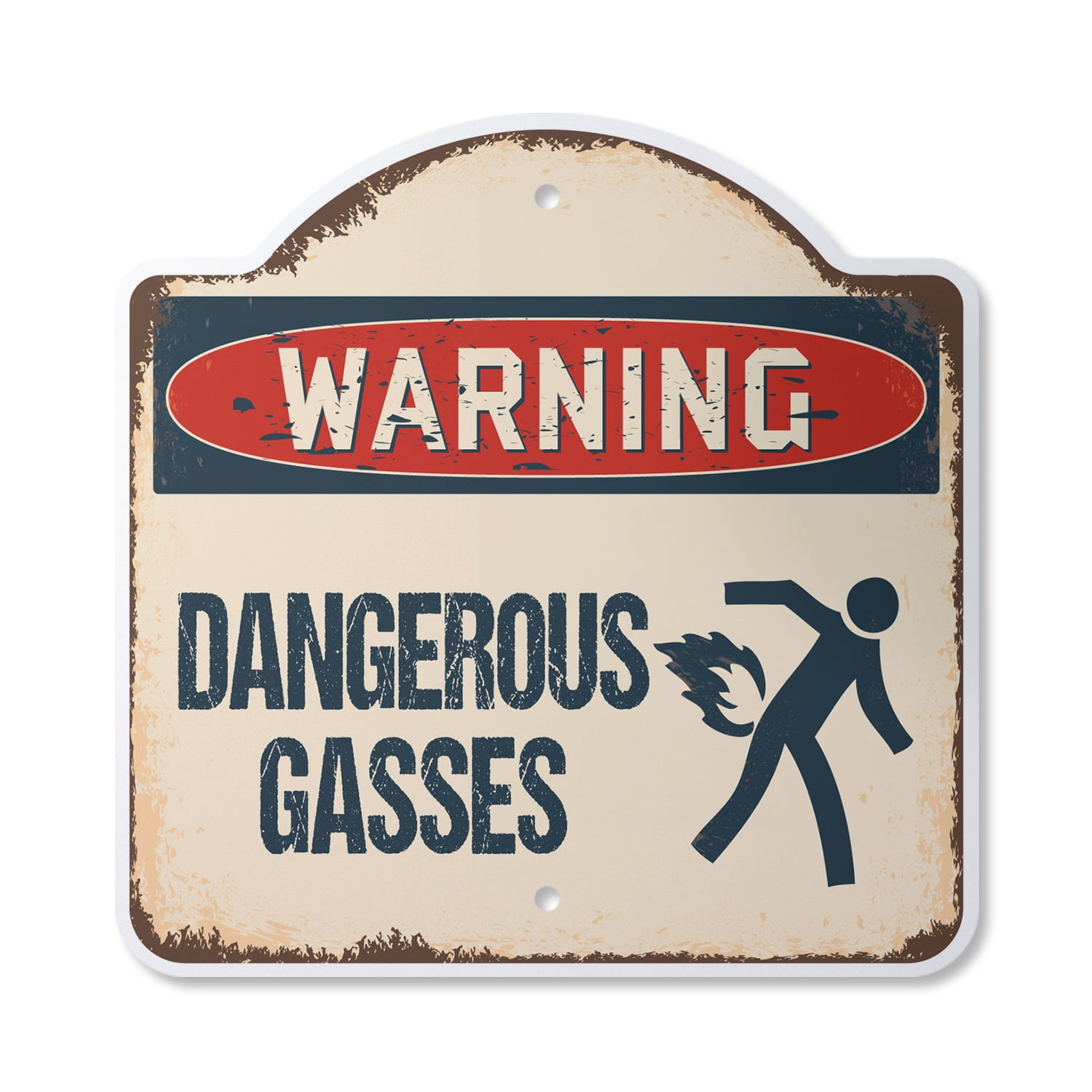 Dangerous Gases 14" X 14" Sign | Indoor/Outdoor Plastic | SignMission ...