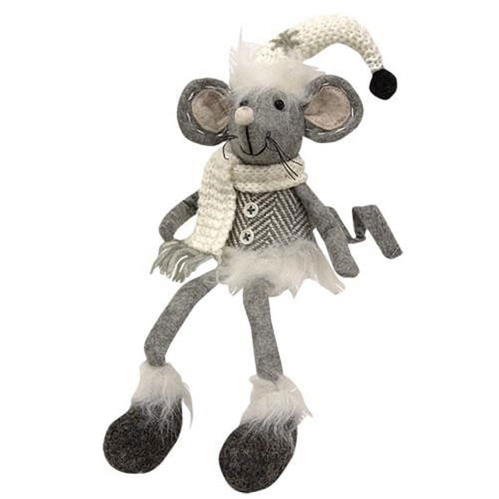 Dangle Leg Plush Gray Mouse - Walmart.com