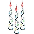 Danglers - Musical Notes Whirls 30 inches - Party Decoration - 3 per ...