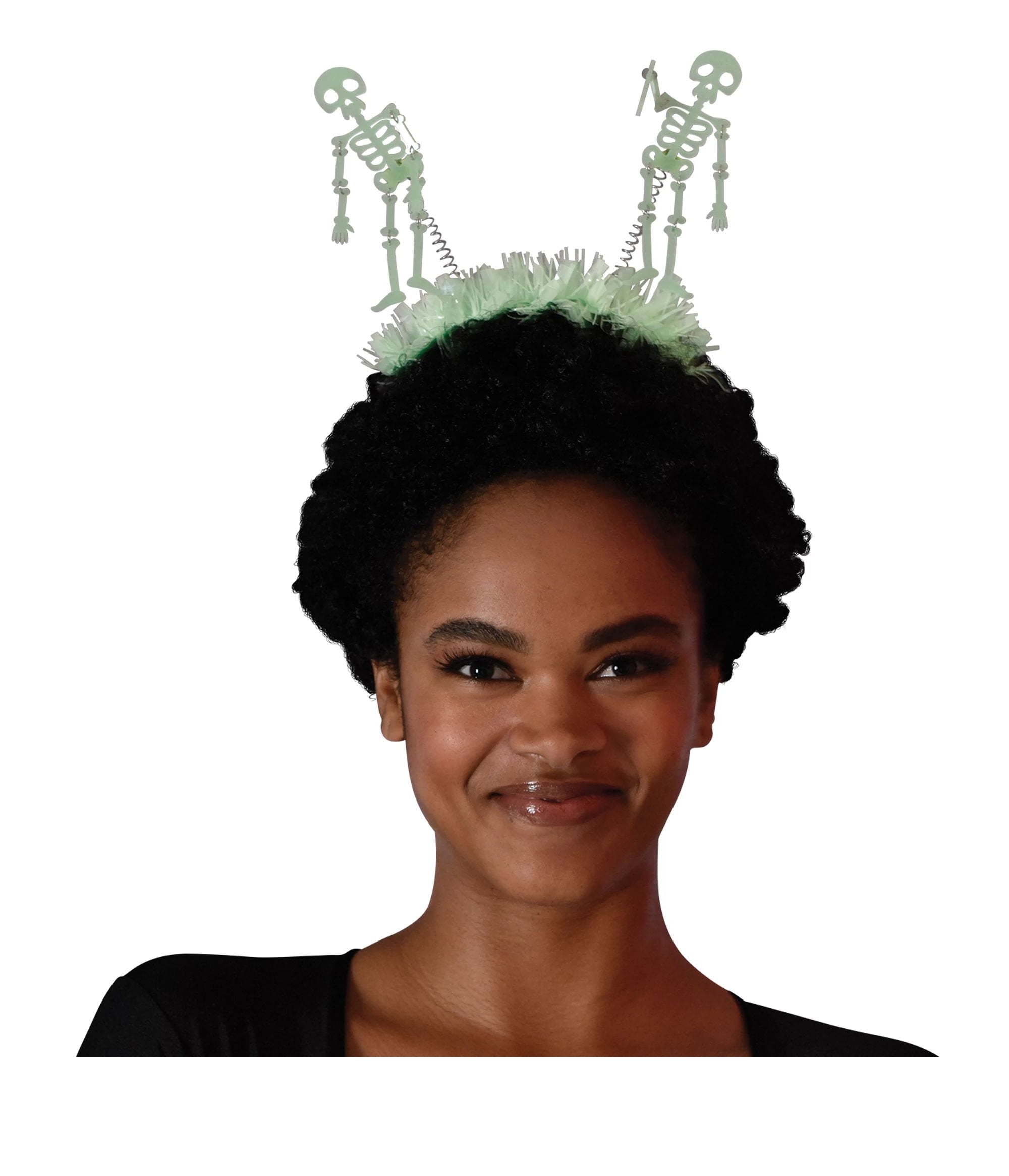 Dangling Glow Skeleton Headbopper - Adult | Plastic | Light Green | 1 ...