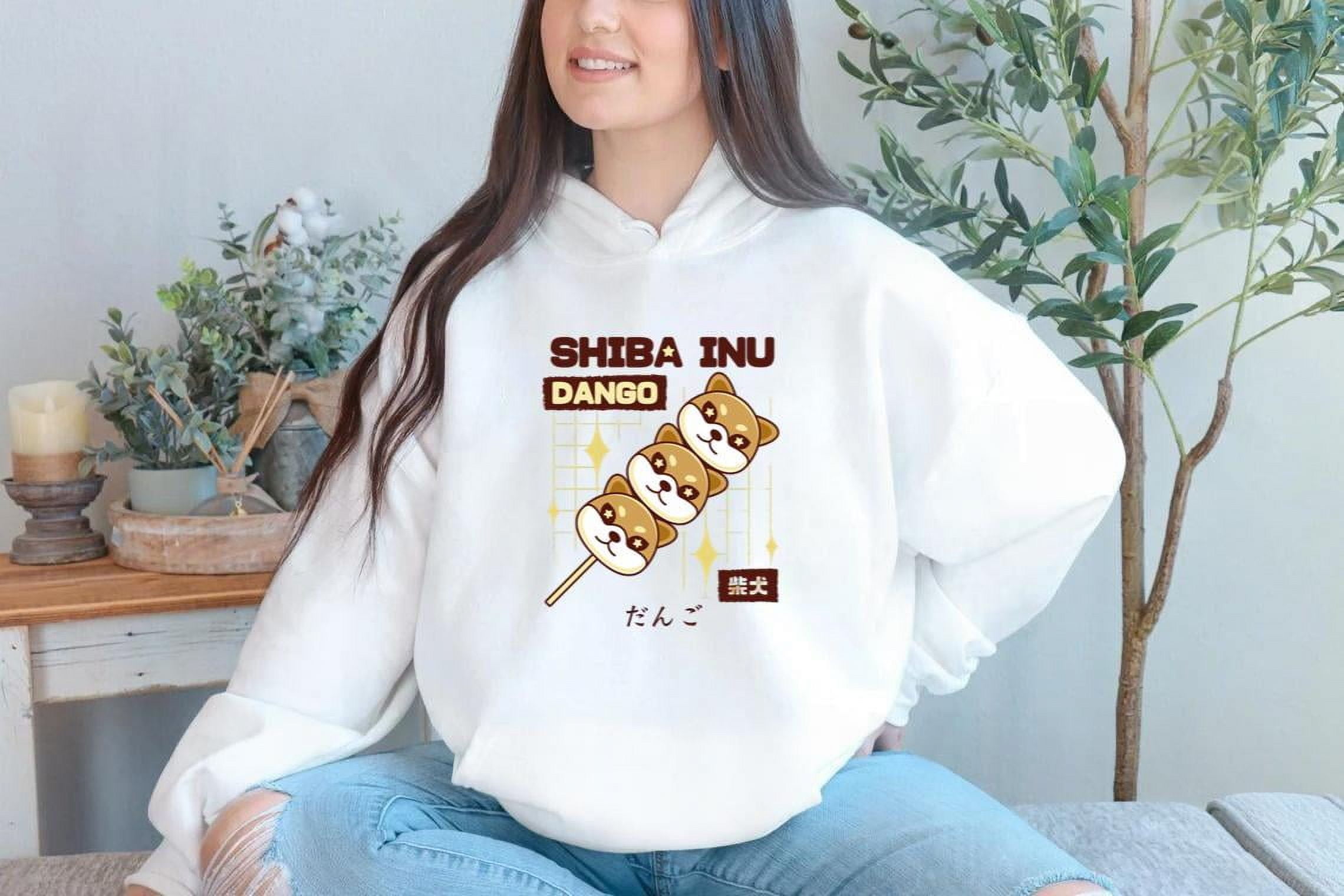 Dango Pups Hoodie Cute Skewered Shiba Inu in Sweet Food Graphic, for ...