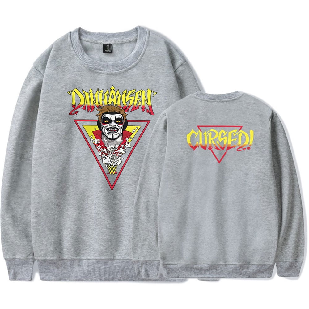 Danhausen Cursed! Merch Casual Long Sleeves Round Neck Sweatshirt ...