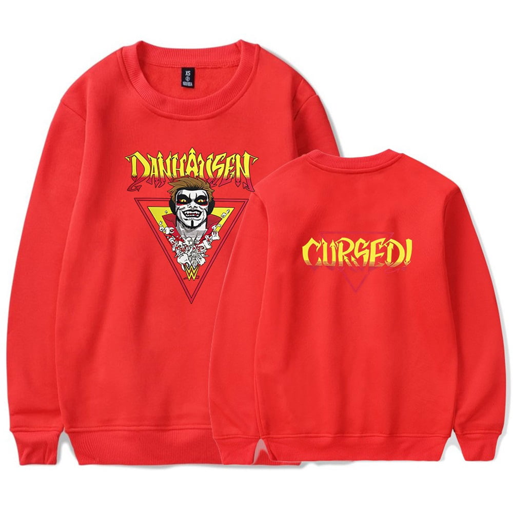 Danhausen Cursed! Merch Round Neck Long Sleeved T-Shirt Unisex ...