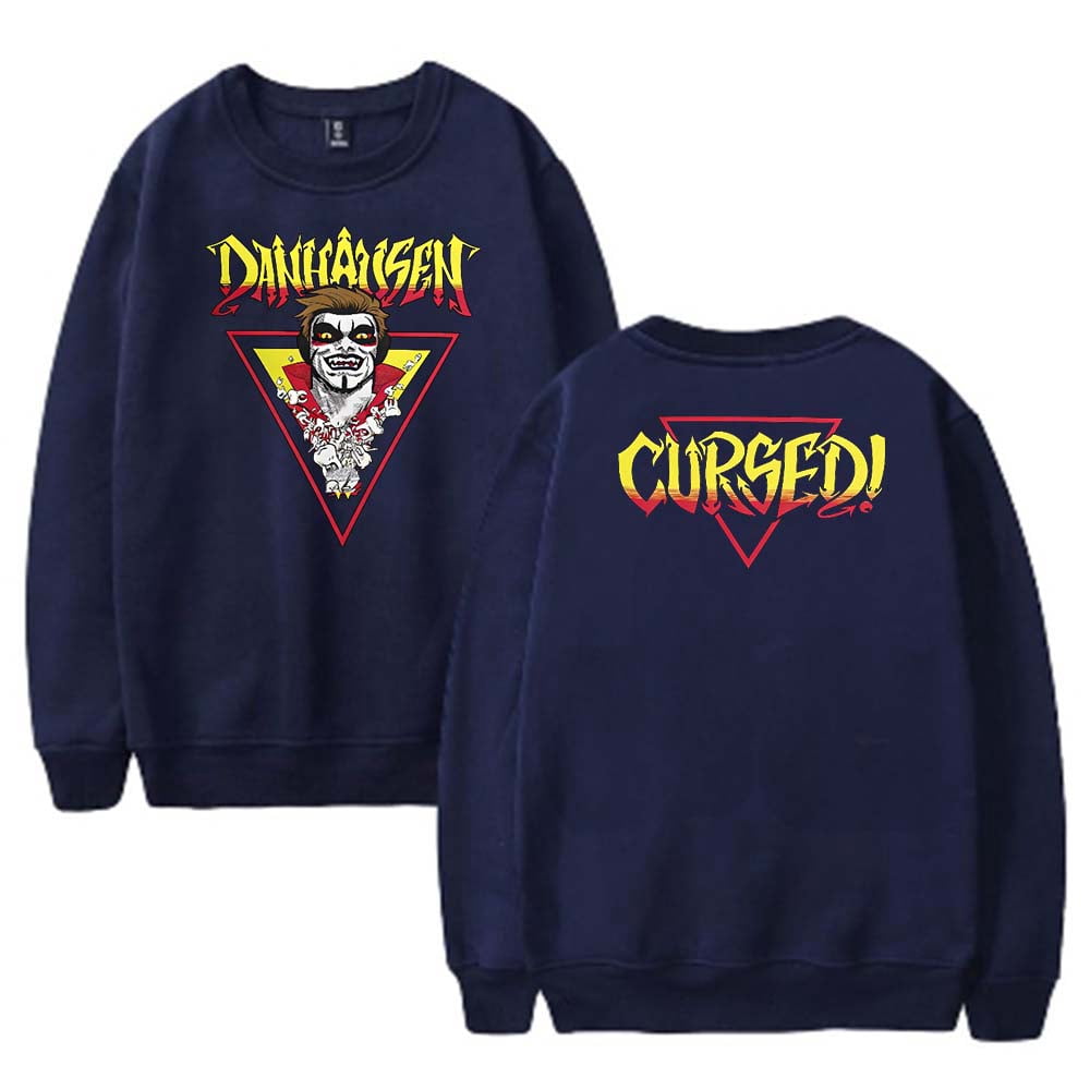 Danhausen Cursed Merch Sweatshirt Women Men Casual Crewneck Long Sleeve ...