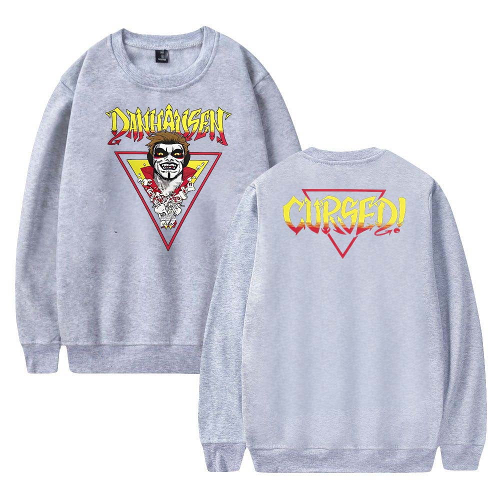 Danhausen Cursed Merch Sweatshirt Women Men Casual Crewneck Long Sleeve ...