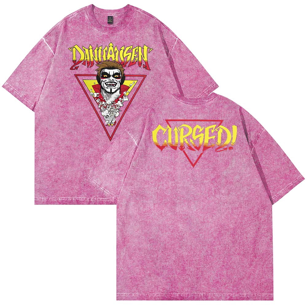 Danhausen Cursed Merch T-Shirt Cotton Wash Tee Women Men Short Sleeve ...
