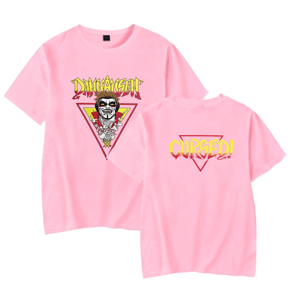 Danhausen Cursed! T-shirts Merch Fashion Print Top Short Sleeved Round ...