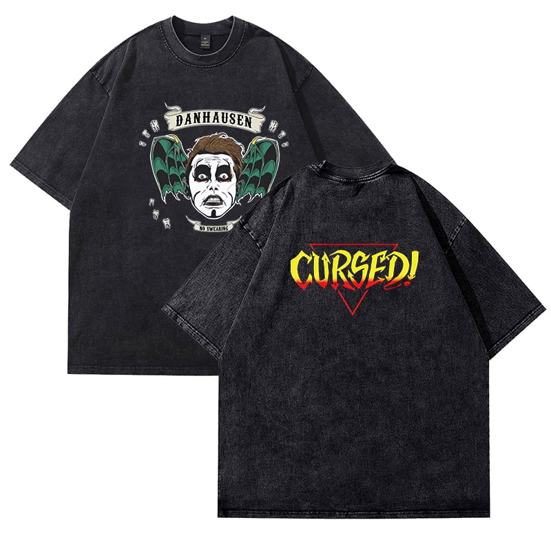 Danhausen Merch No Swearing Tshirt Vintage Washed Cotton Dirtyfit T ...