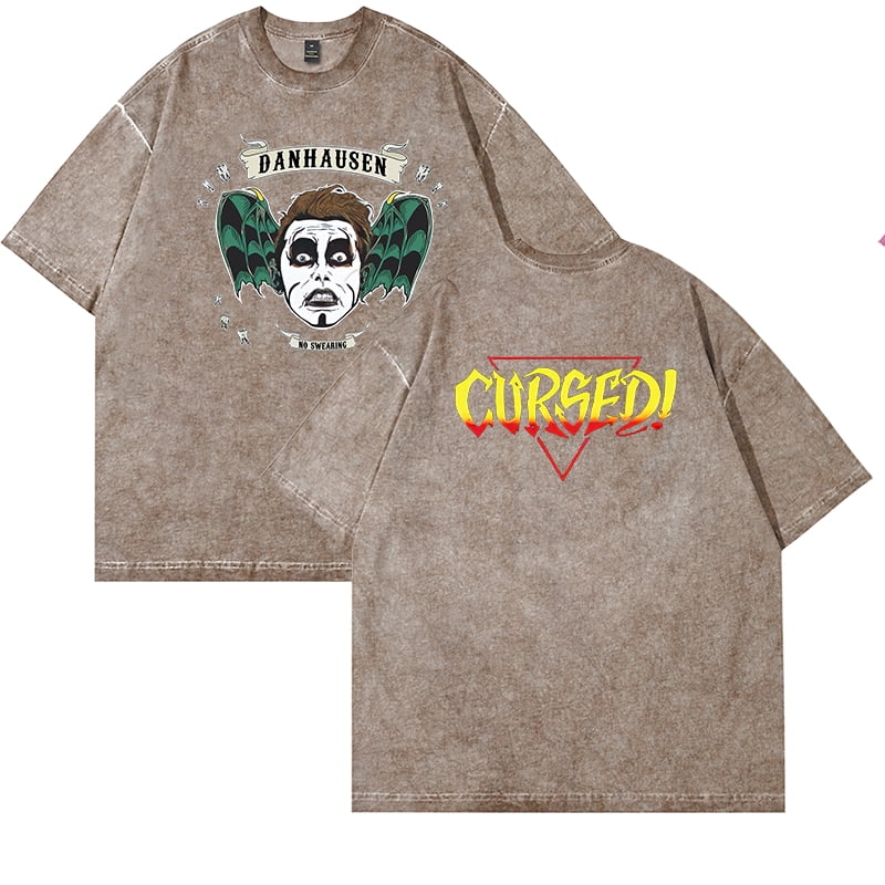 Danhausen Merch No Swearing Tshirt Vintage Washed Cotton Dirtyfit T ...