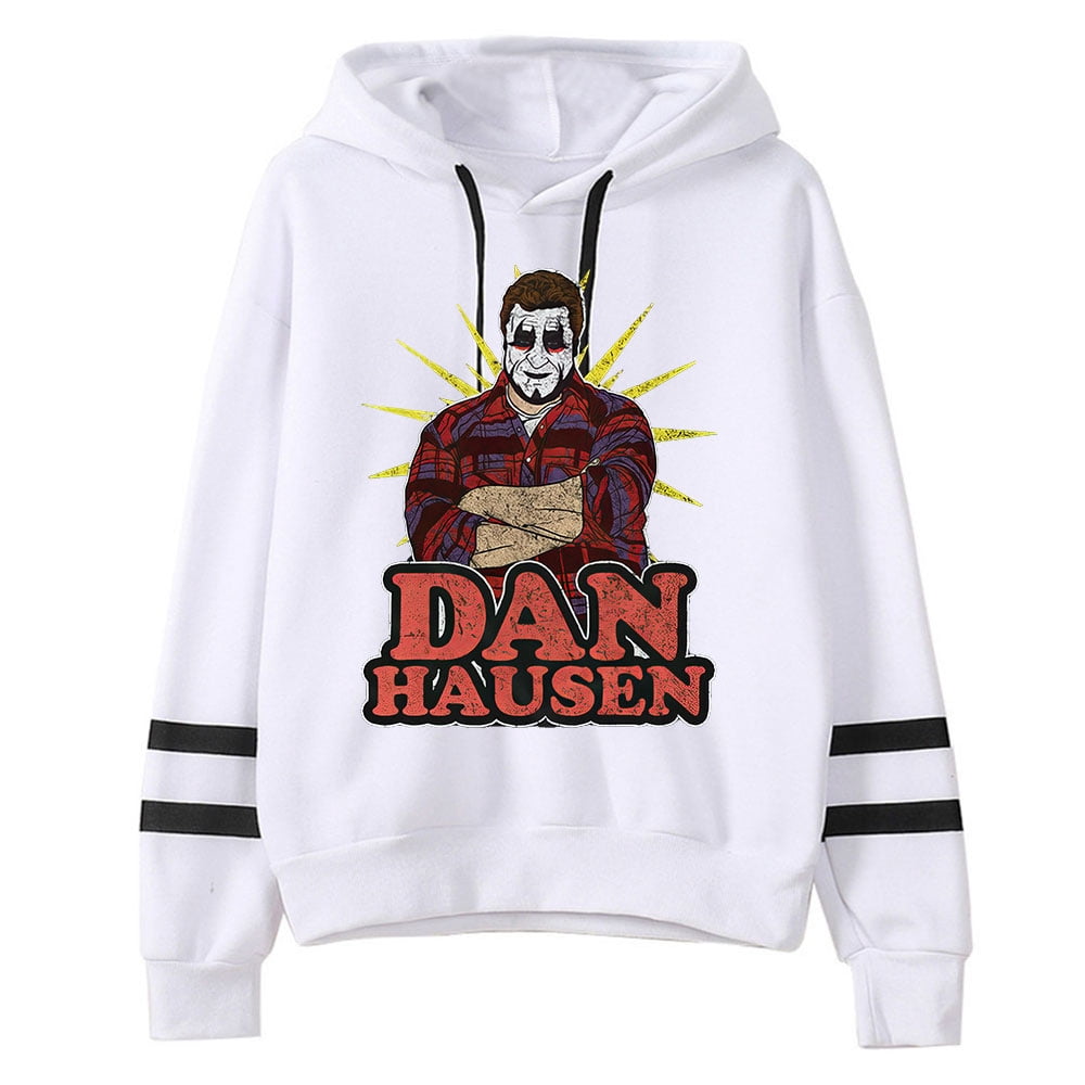 Danhausen Merch Pic Bagless Hoodies With Striped Sleeves Streetwear ...