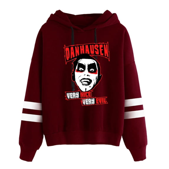 Danhausen Merch Very Nice Very Evil Bagless Hoodies With Striped ...