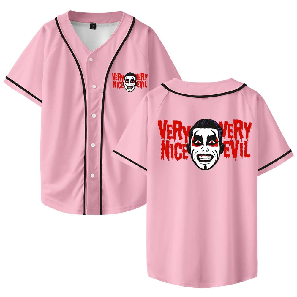 Danhausen Very Nice Very Evil Merch Baseball Jersey Shirt V-Neck Women ...