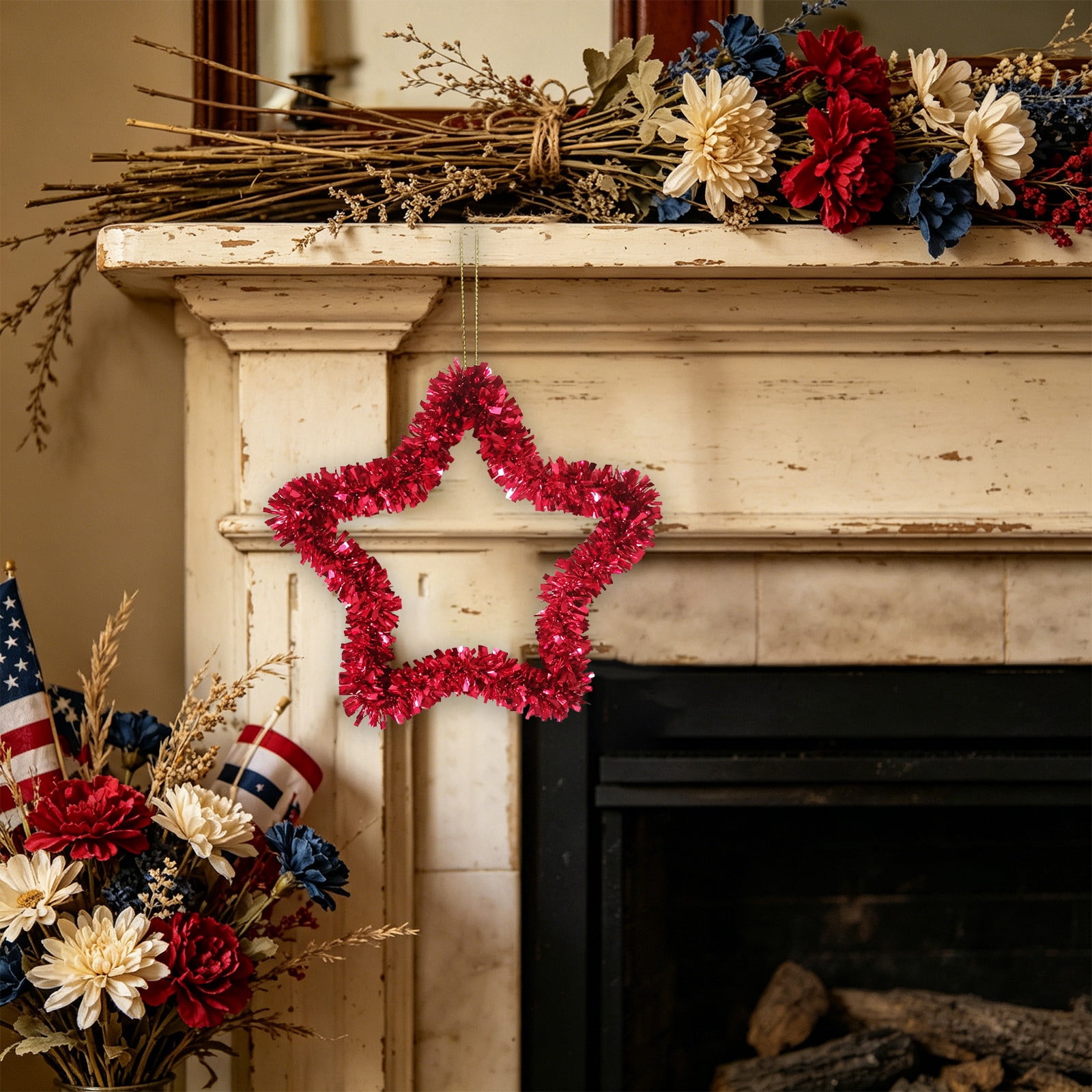 Danhjin 4th of July Party Supplies Hanging Decorations Patriotic Store ...