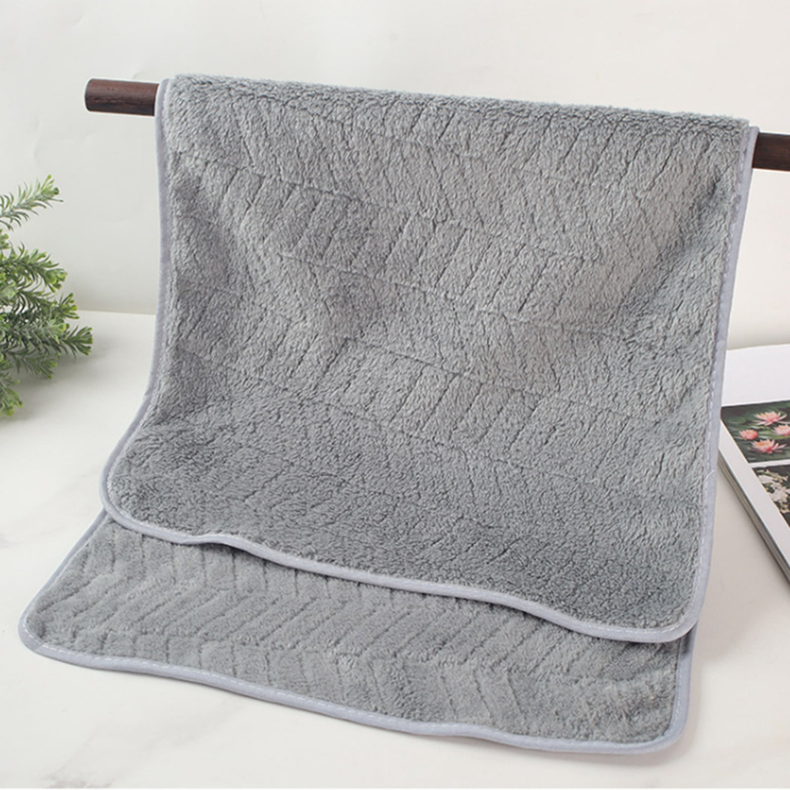 Danhjin Bath Towels, Corals Fleece Absorbent Fast Dry Bath Sheets ...