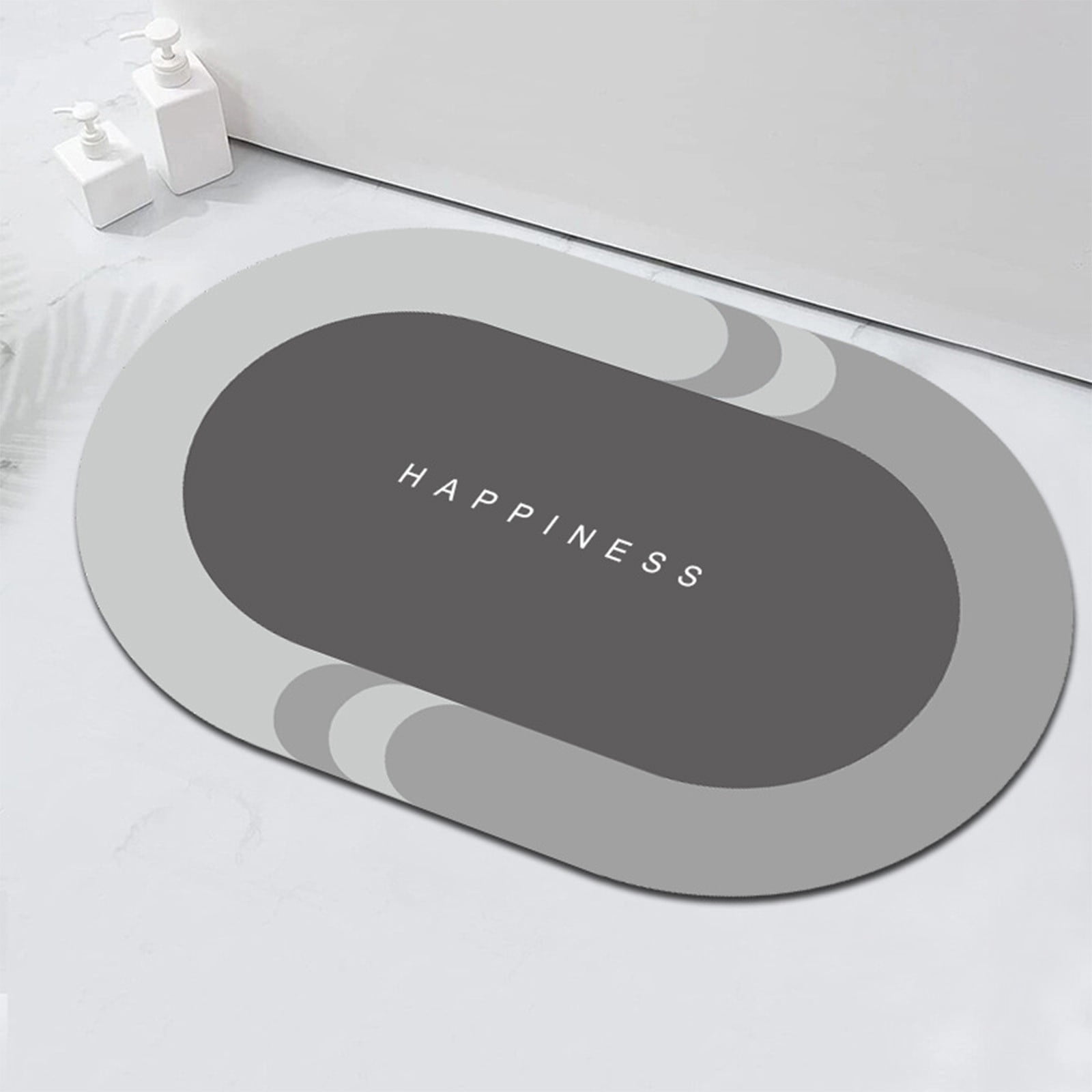 Danhjin Bathroom Rugs Bath Mat Antislip Absorbent Shower Mat, Fast-Dry ...