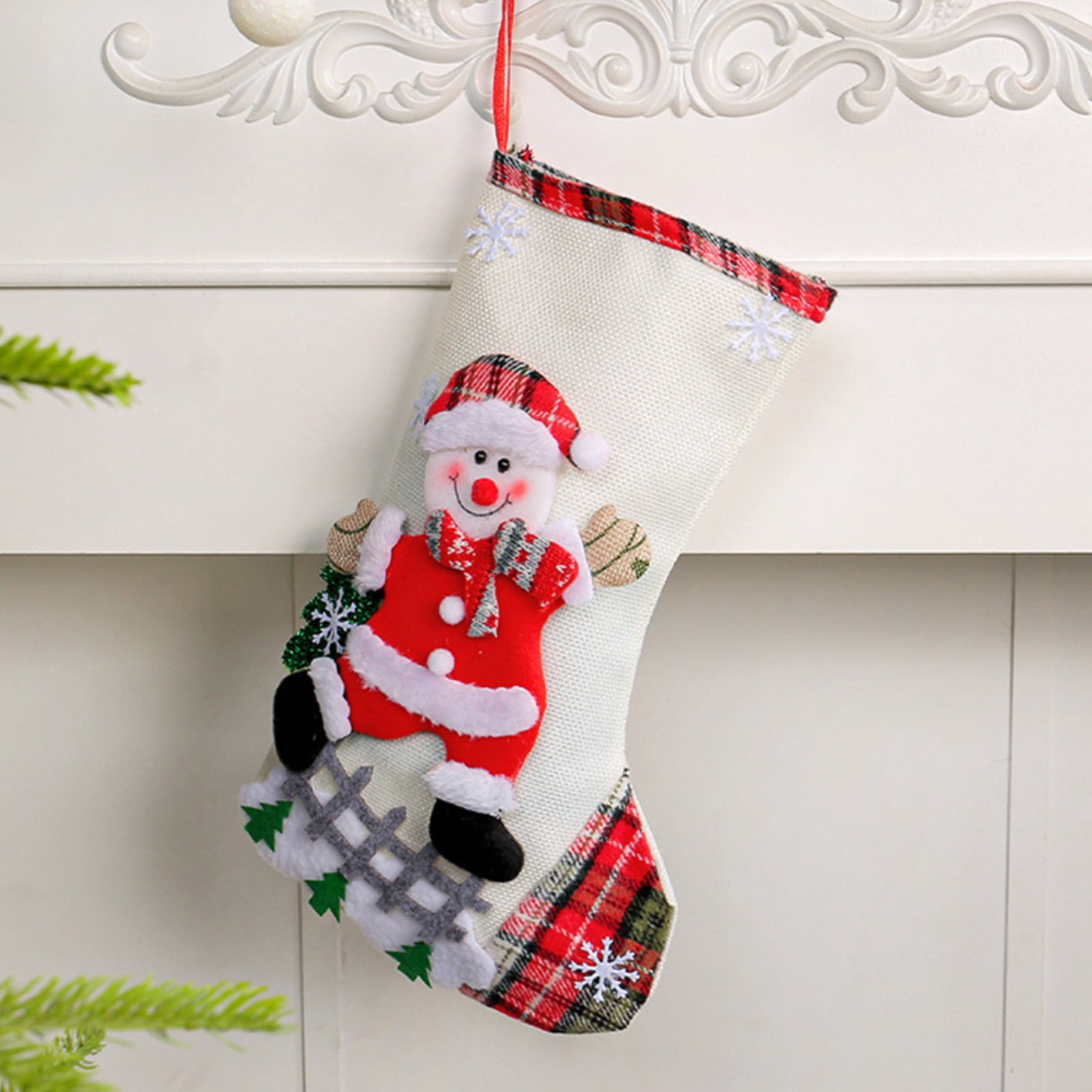 Danhjin Christmas Stockings, Christmas Stocking Stuffers with Santa ...