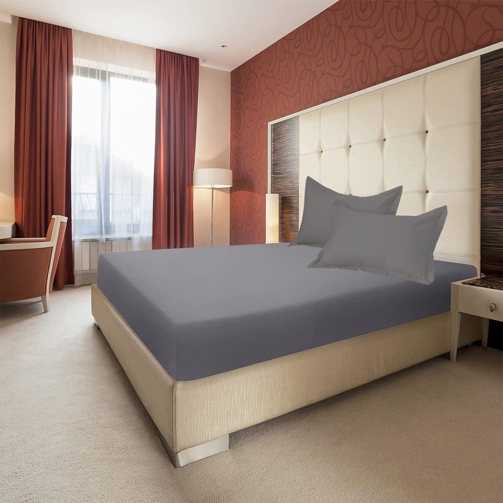 Danhjin Double Mattress Protector, Bed Mattress Cover Fitted Sheet ...